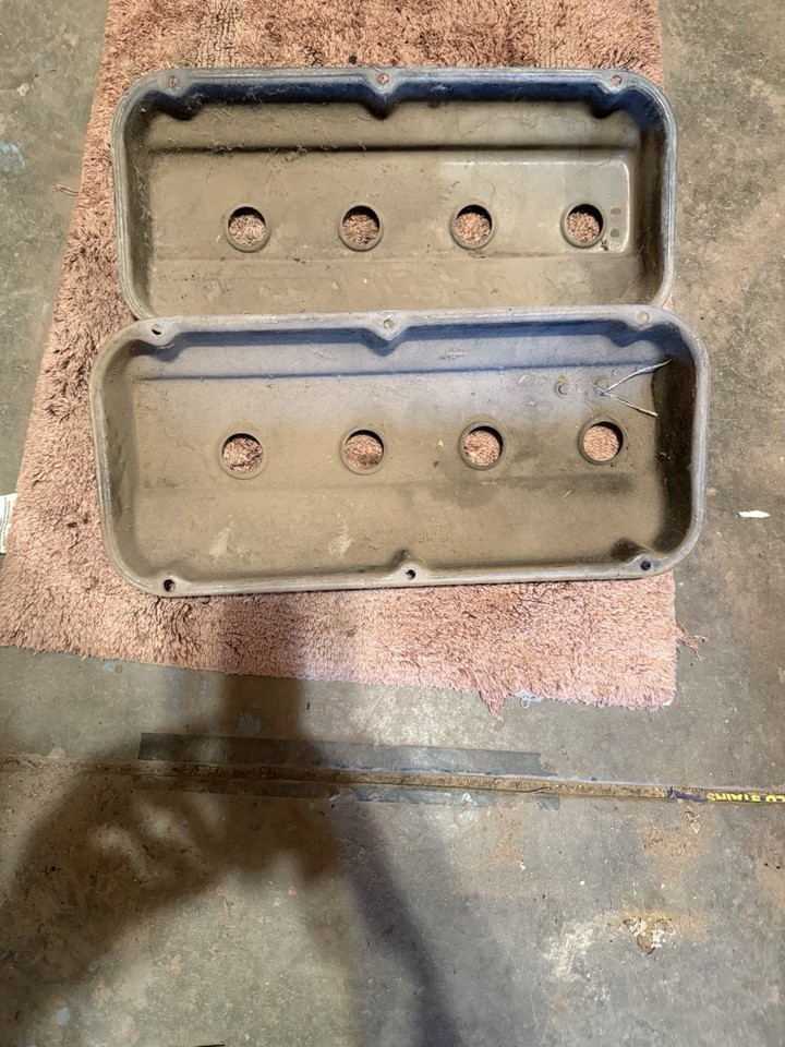 Vintage Chrysler FirePower Hemi Valve Covers Pair 331 354 392 Mopar ...