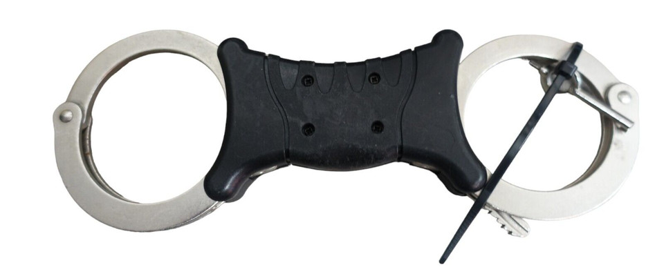 TCH840 Handcuffs Speedcuffs Cuffs Genuine Ex Police Rigid Handcuffs ...