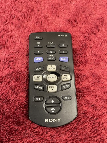 Sony Car Audio Remote Control RM-X119 100% original | eBay