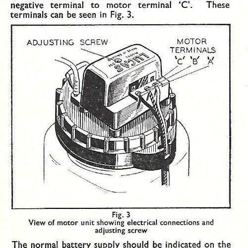 Lucas screenjet washer model 2SJ workshop illustrated EMAIL 1956 ...