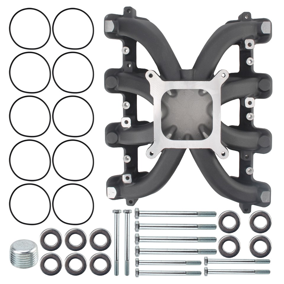 Single Plane Aluminum Intake Manifold For LS1 LS2 LS6 Cathedral Port ...