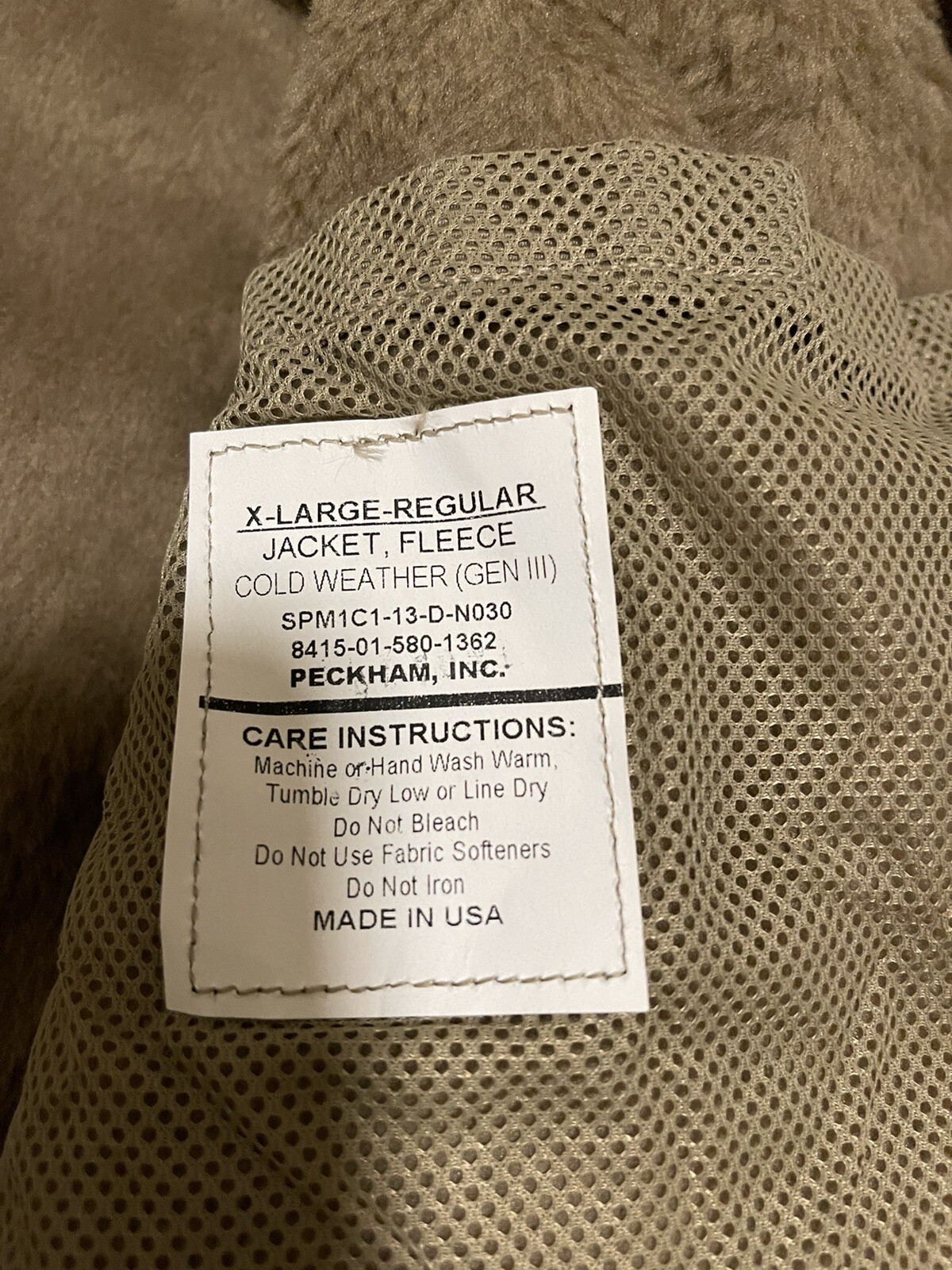 POLARTEC THERMAL PRO GEN III LEVEL 3 FLEECE OCP MULTICAM JACKET COYOTE ...