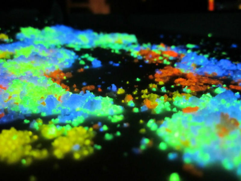 Phosphorescent fluorescent luminescent powder glow in the dark super ...