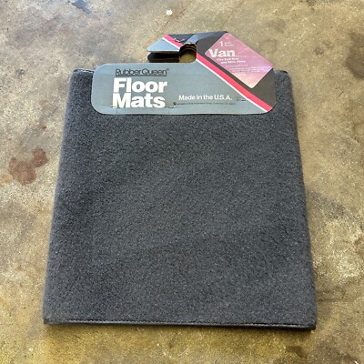 NOS Rubber Queen Van Universal Rear Floor Mat 1pc Universal Long ...
