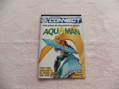 DC Comics Connect Catalog #54 2024. January 2025 Aquaman Cover. | eBay