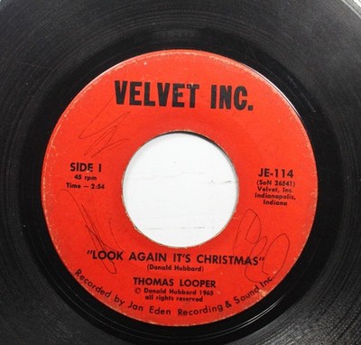 Hear! Christmas Rare In 45 Thomas Looper - Look Again Its Christmas ...