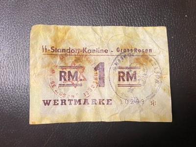 German ww2 HOLOCAUST Gross Rosen Concentration camp banknote | eBay