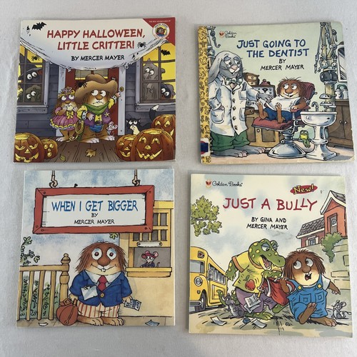 Mercer Mayer Lot of 4 Children's Picture Book Little Critter Halloween ...