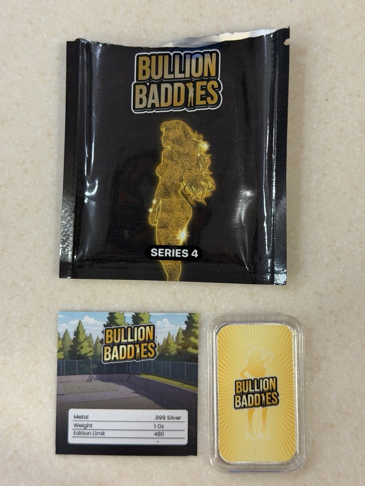 Fiona Flannel Bullion Baddies 1 oz .999 Silver Colorized Bar – Limited ...