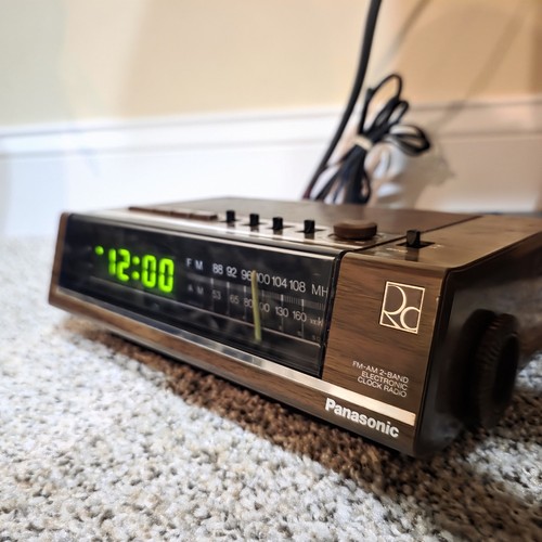 Vintage Panasonic Model RC-6050 Alarm Clock Radio TESTED WORKS Great | eBay