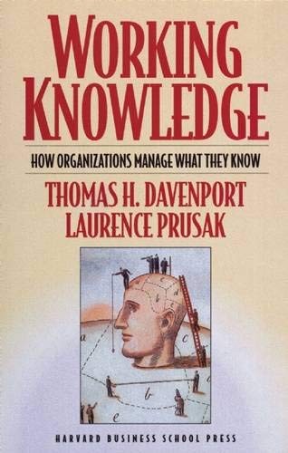 WORKING KNOWLEDGE By Thomas H. Davenport & Laurence Prusak **BRAND NEW ...