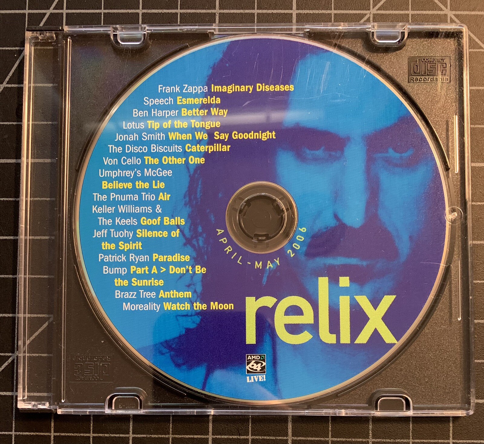 Relix Frank Zappa May/April 2006 CD Sampler VeryCleanDisc | eBay
