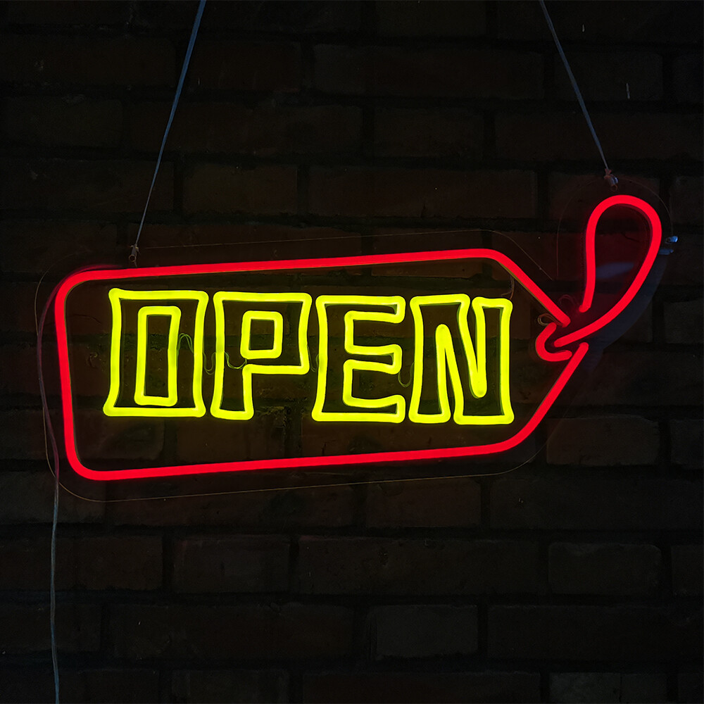 Vintage Neon Open Sign Vintage Neon Open Sign Storefront Led Light