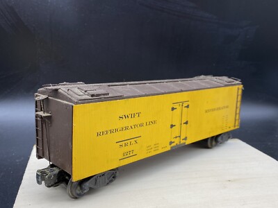 Vintage O Scale Swift Refrigerator Line Wooden Refrigerated Boxcar | eBay