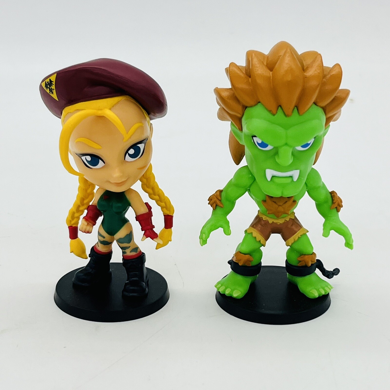 Street Fighter Lil Knockouts Blanka & Cammy Vinyl 2.5" Figures Capcom ...