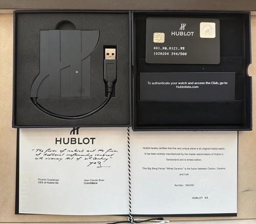 Hublot Ferrari Unico Card Reader Set | eBay
