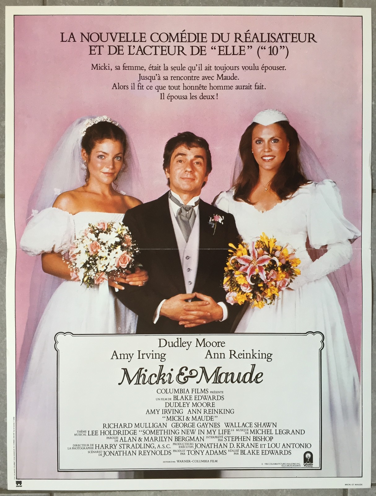 Poster Micki & Maude Blake Edwards Dudley Moore Amy Irving 15 11/16x23 ...
