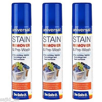 3x De.Solv.it Universal Stain Remover and Pre-Wash - 100ml | eBay UK