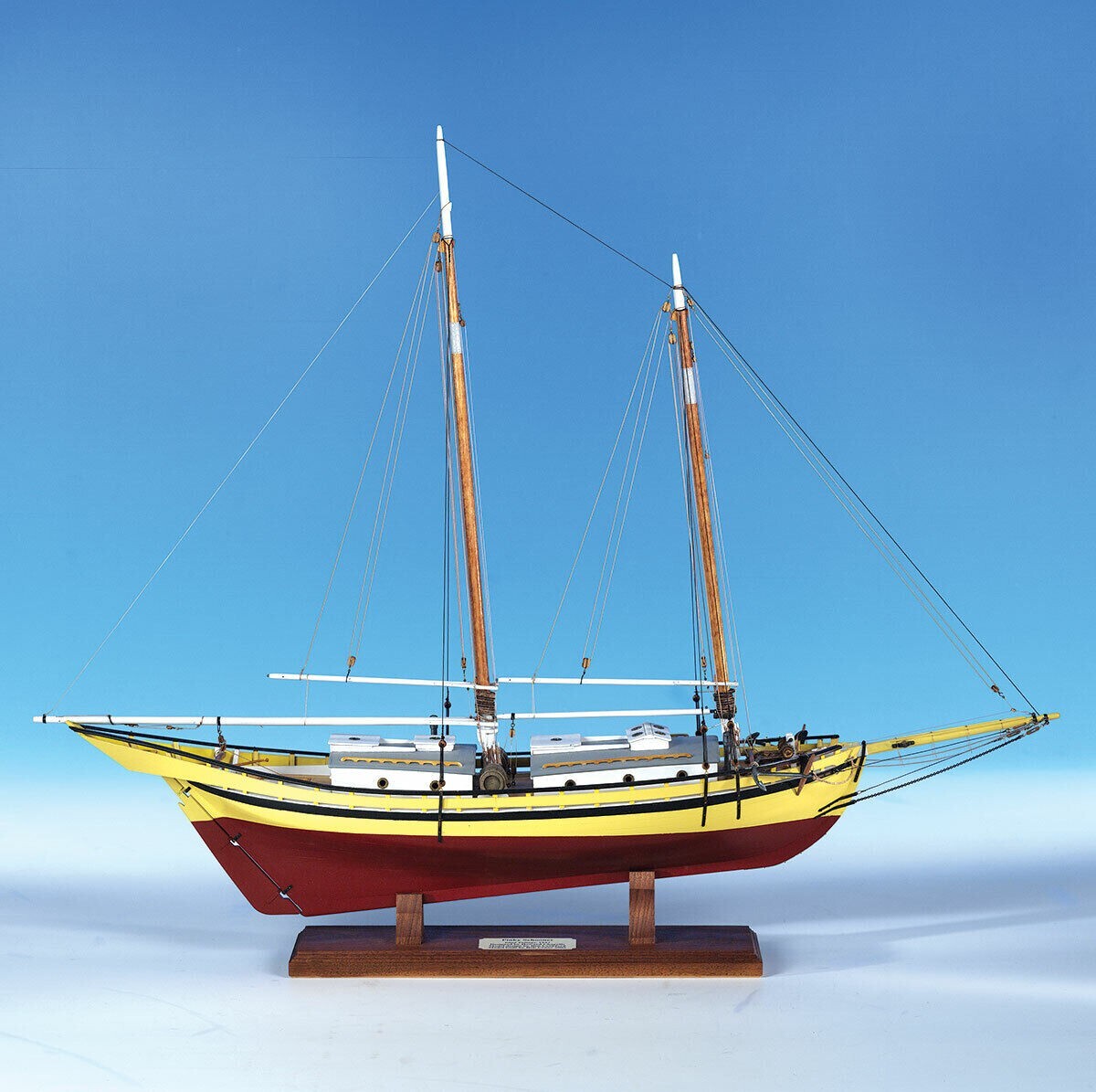 Model Shipways Glad Tidings Pinky Schooner 1:24 Wooden Ship #2180 ...