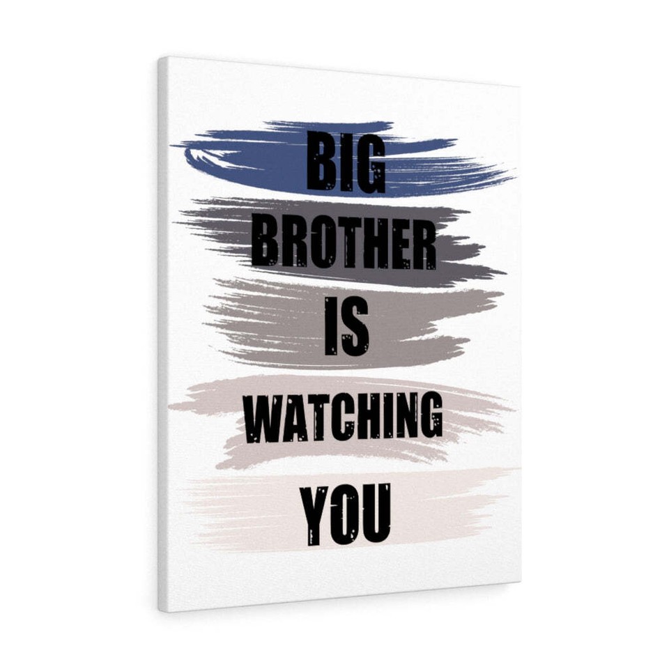 Inspirational Wall Art Big Brother Is Watching You Wall Art Motivation ...