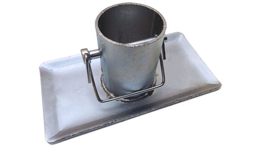 Trailer Jack Foot Plate 2" ID A-Frame Galvanized w/ Pin 5K lb Heavy ...