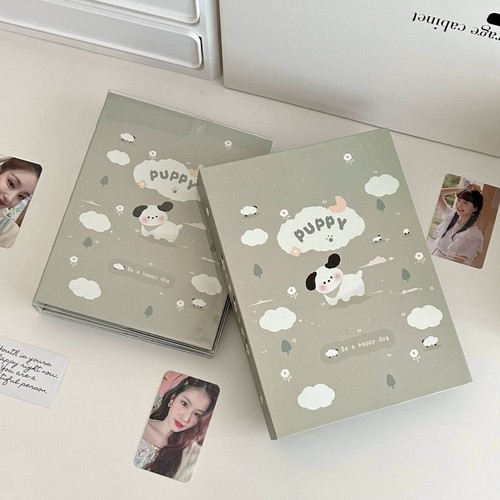 Puppy Pattern Loose-leaf Album A6 Photocard Holder Cartoon Photo Album ...