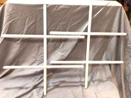 ANDERSON WINDOW COLONIAL STYLE INTERIOR WHITE GRILL 22 1/4 X 25 1/4 ...