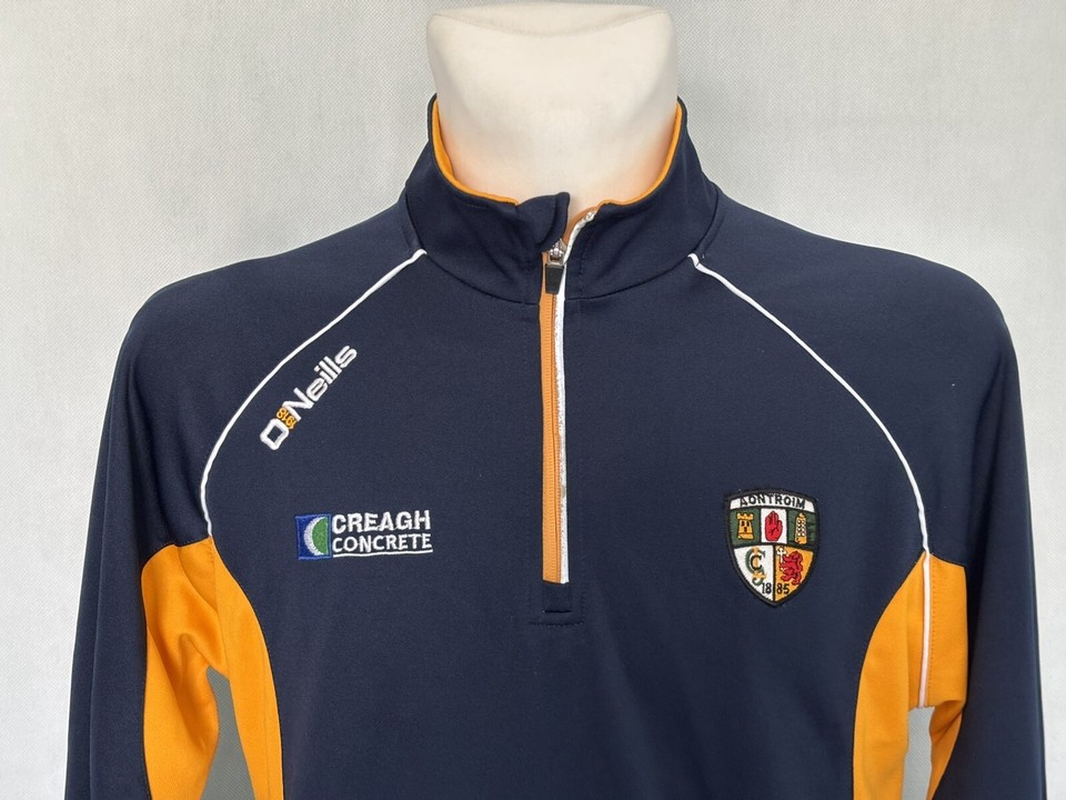 Aontroim Antrim Gaa Gaelic Football track top zip o'neills Jersey Size ...