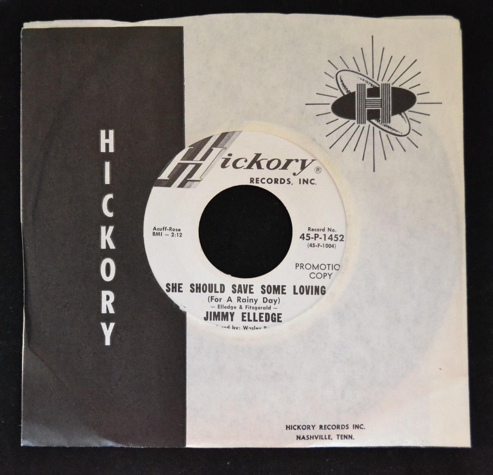 SOUL Jimmy Elledge Hickory DJ 1452 She Should Save Some Loving | eBay