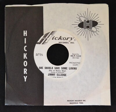 SOUL Jimmy Elledge Hickory DJ 1452 She Should Save Some Loving | eBay