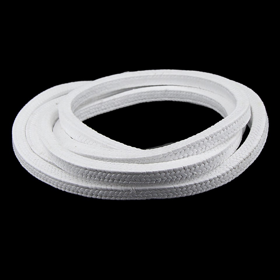 Gland packing /rope/braided Pure PTFE Sizes 4mm to 30mm Rope Shaft seal ...