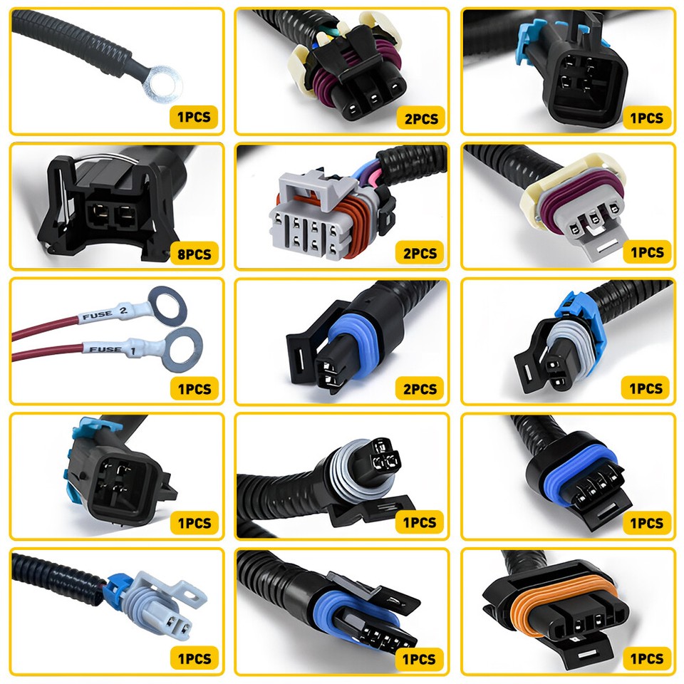 LS SWAP DBC Standalone Wiring Harness w/ 4L80E 4.8 5.3 6.0L For 97-06 ...