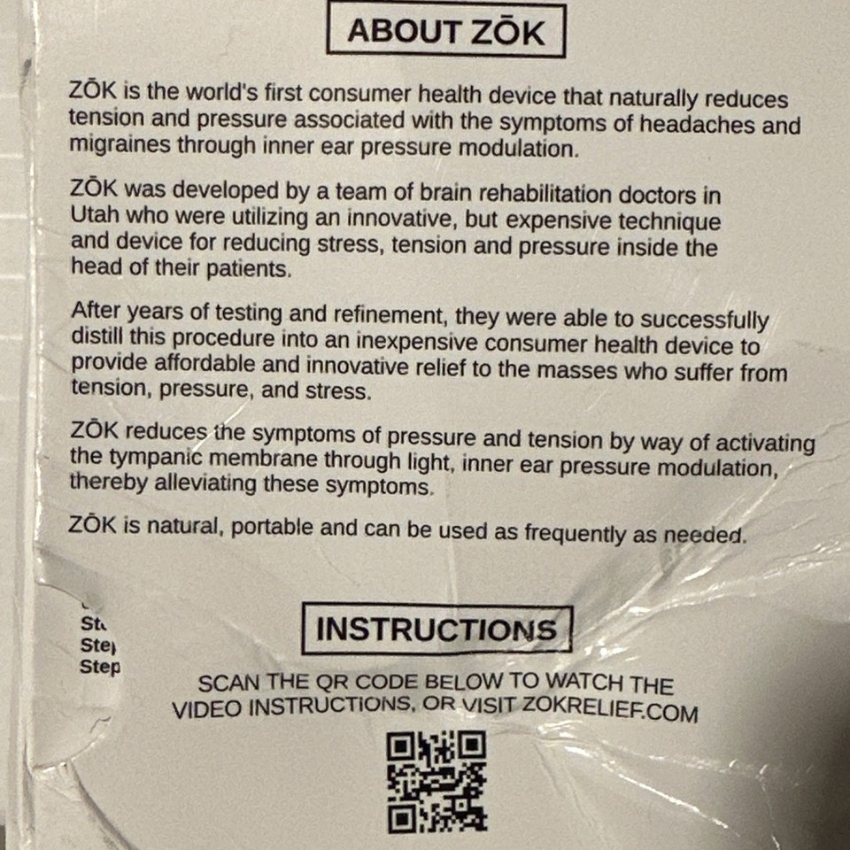 ZOK: Ear Pressure Relief Suction Device, Airplane Ear Pressure Relief ...