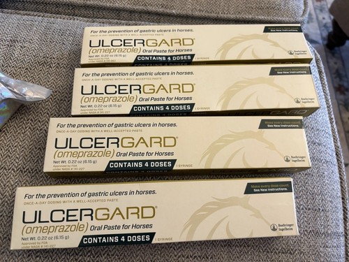 Sealed set Of 4 Boxes Ulcergard Oral Paste For Horses 16 Doses | eBay