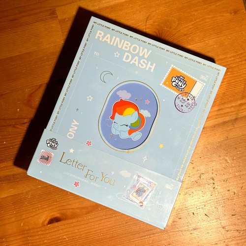 Rainbow Dash Sealed My Little Pony Letter for you Kayou display set | eBay