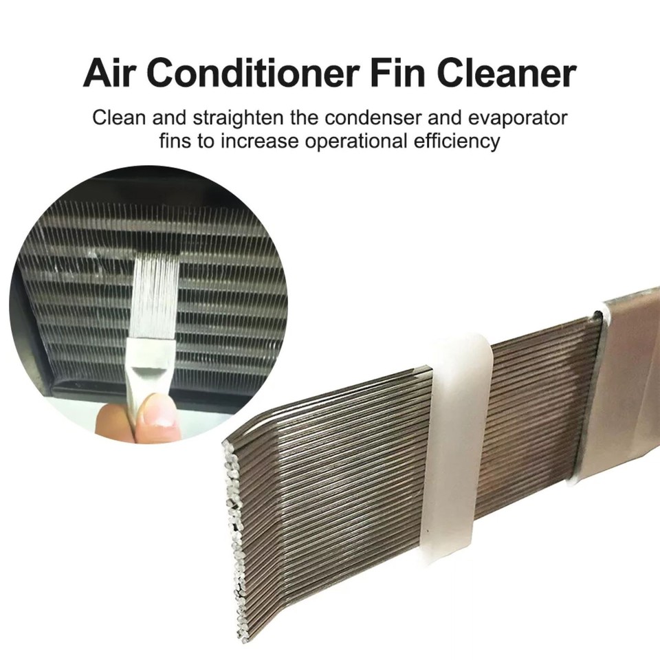 A/C Coil Comb Condenser Brush Air Conditioner Fin Repair Tool Stainless ...