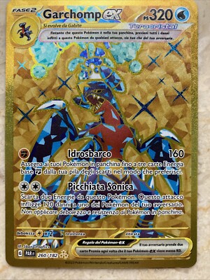 260-182 Garchomp ex Teracristal Gold Rara Segreta PAR Paradosso ...