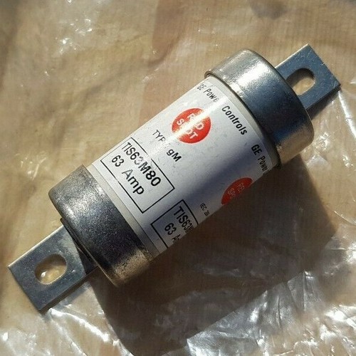 GE Power Red Spot fuse TIS63M80 63a 80kA 660v AC Type gM New Old Stock ...