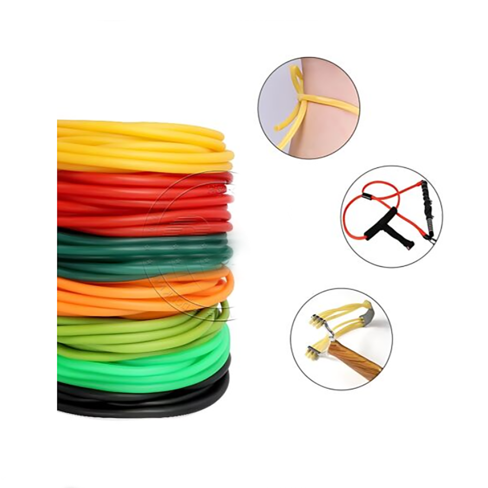 1M-10M Natural Elastic Latex Rubber Band Tube for Hunting Slingshot ...