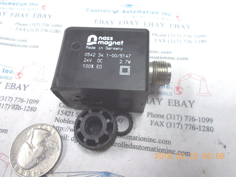 Nass Magnet 0542 34 Solenoid Coil 24V Valve | eBay