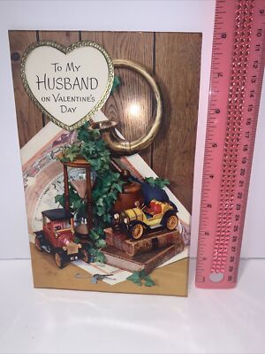 Vintage 1980’s Parachrome by Paramount Husband Valentines Greeting Card ...