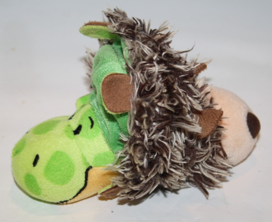 Mini Flip a Zoo Plush 5" Hanna Hedgehog Tito Turtle Stuffed Plush Toy ...
