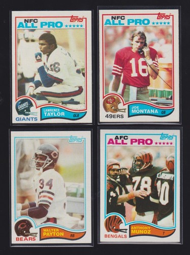 1982 Topps FOOTBALL COMPLETE Set (1-528) - L.Taylor Rookie - 933 - 🔥🏈🔥 ...