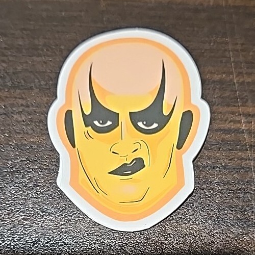 Vintage Wrestling Sticker Goldust Face Dustin Rhodes AEW WWE Approx 2 ...