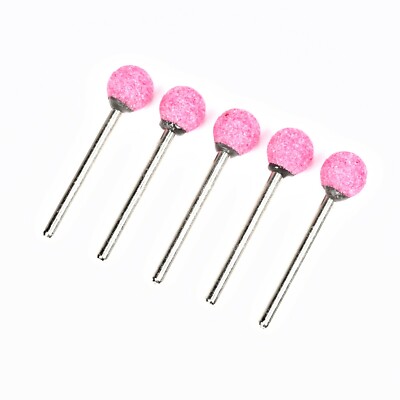 5pc 10mm Ball Stone Ceramic Mount Buffing Grinding Mounted Drill Bit ...