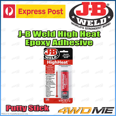 JB Weld High Heat Weld Epoxy Putty Stick Glue Adhesive Pack Easy Apply ...