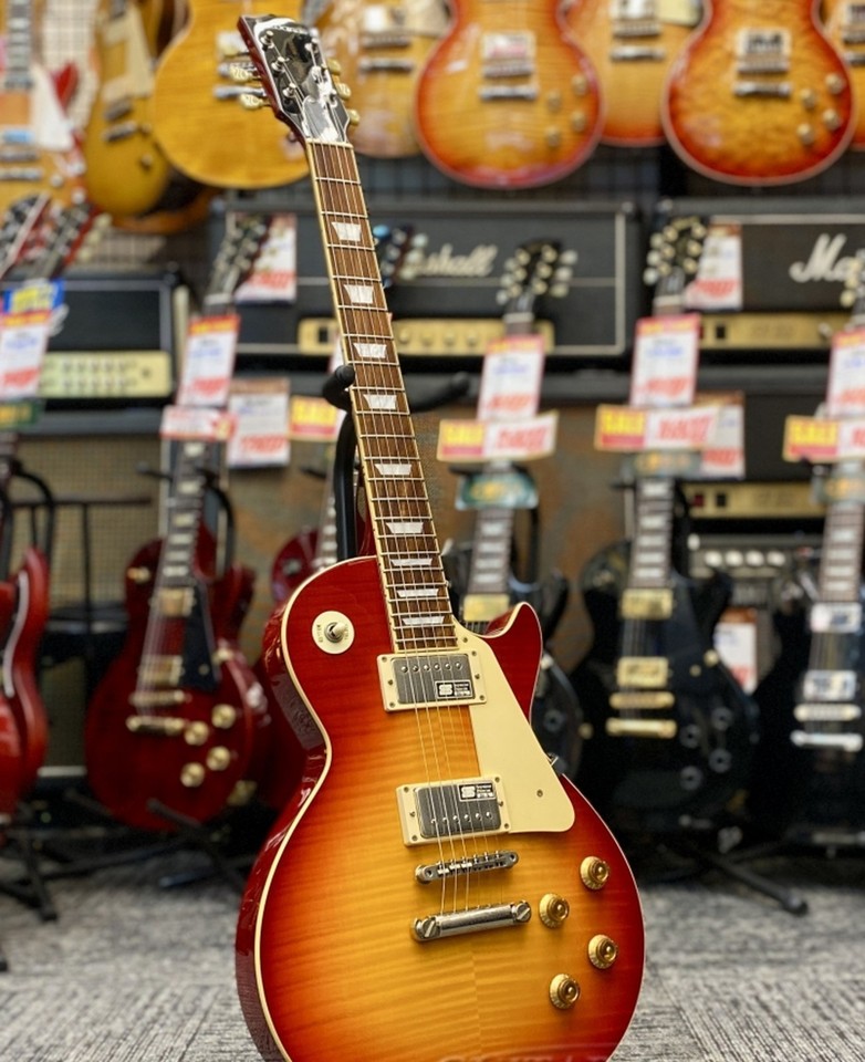 Edwards E-LP-85SD Used Maple+Mahogany body Cherry Sunburst w/Gig case | eBay