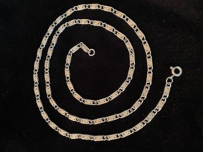 925 Sterling Silver Snail Link Chain Necklace 18.2 Grams Unisex Unique ...