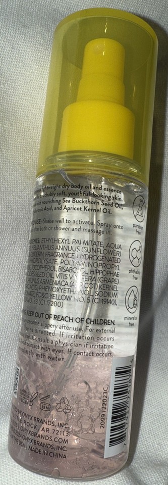 ONYX Pro Hydrating Dry Body Oil & Essence Duo, Pomegranate Fig, 3.7 fl ...