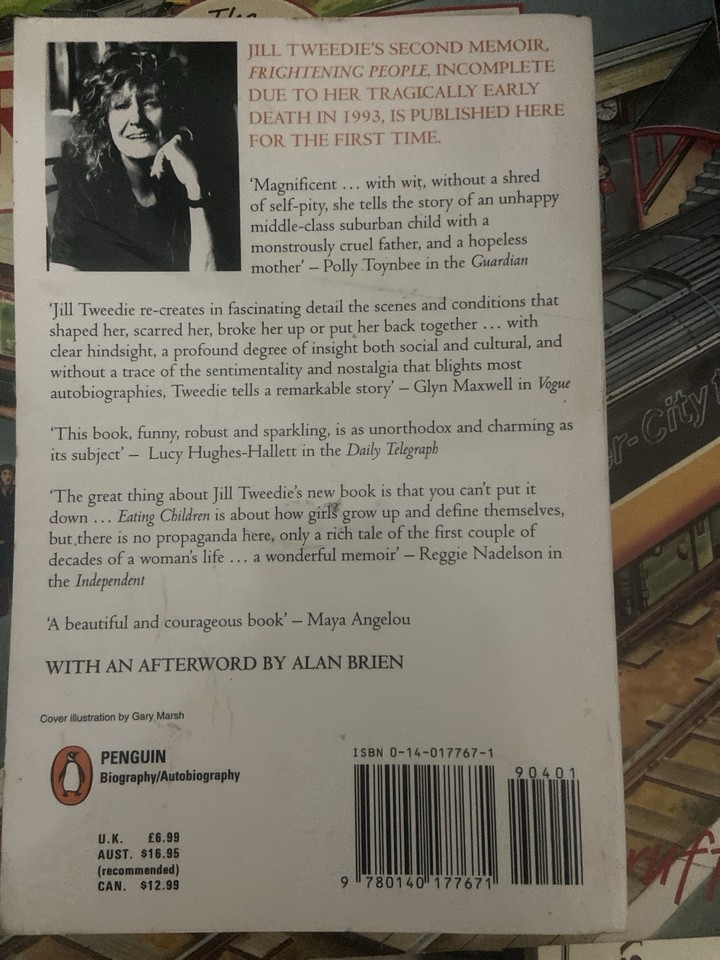 Eating Children Jill Tweedie 1994 Penguin Memoir Biography Feminist ...